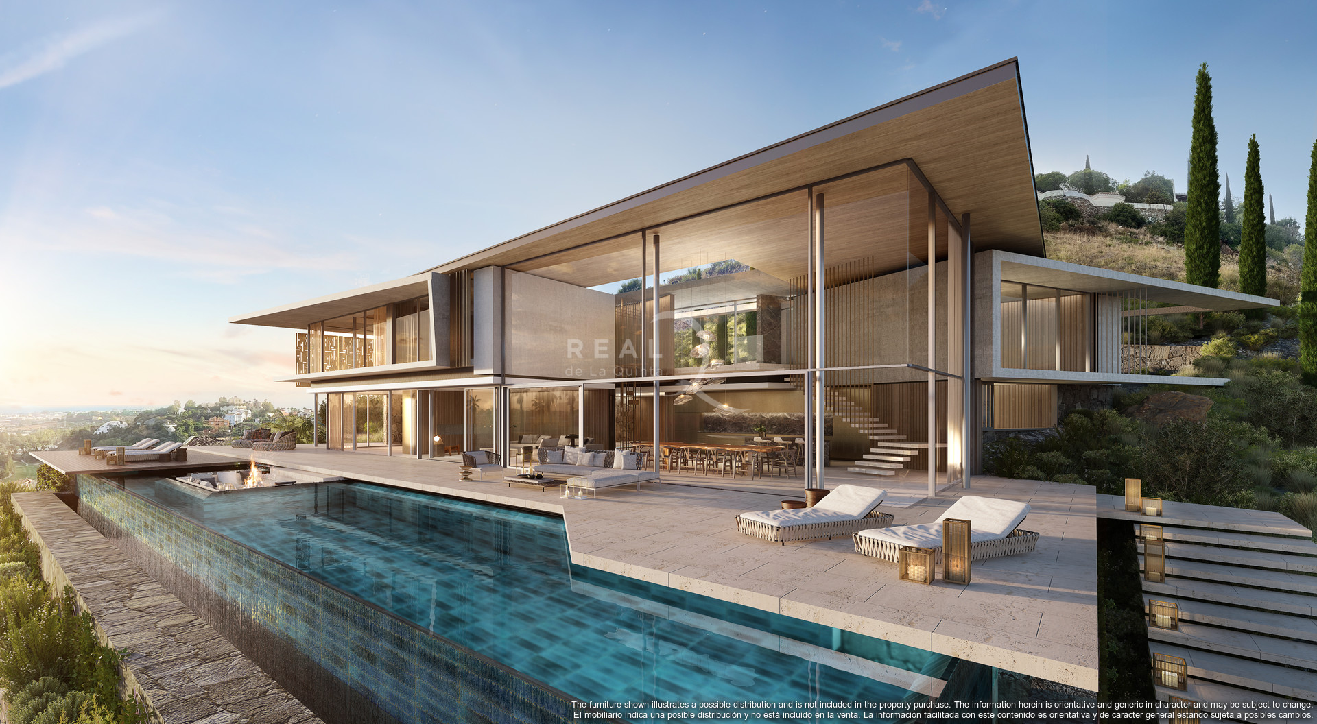 Proposal and model of modern Villa - Type B | Real de La Quinta